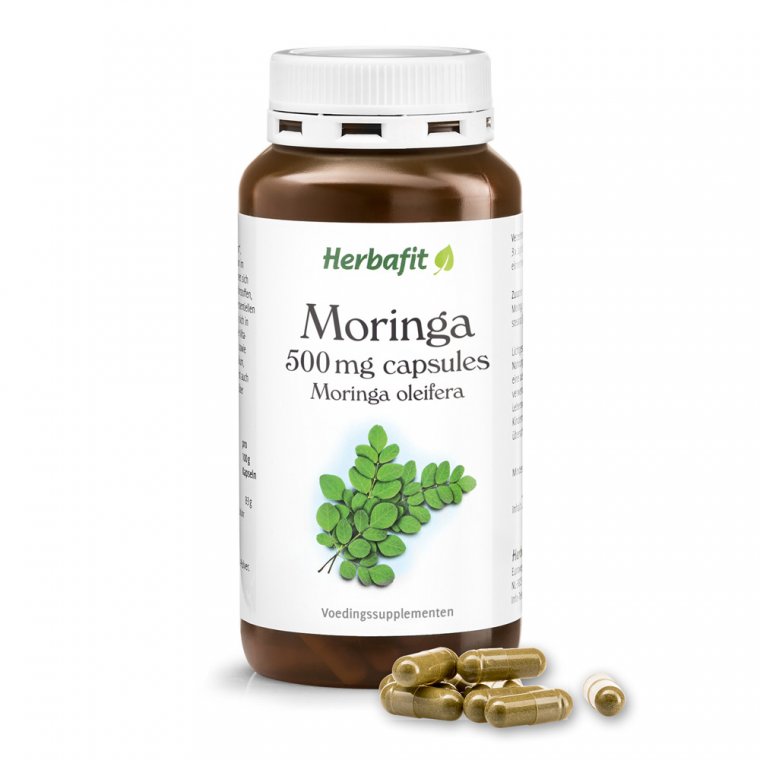 Moringa capsules 500 mg - Moringa oleifera » nu online kopen | Herbafit